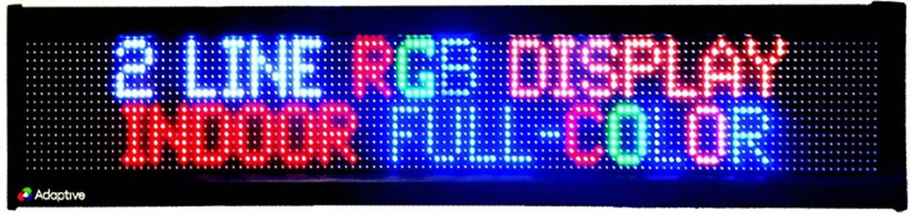 ALPHA, Indoor, 1 Faces, LED Message Sign - 830L88|1778851037 - Grainger