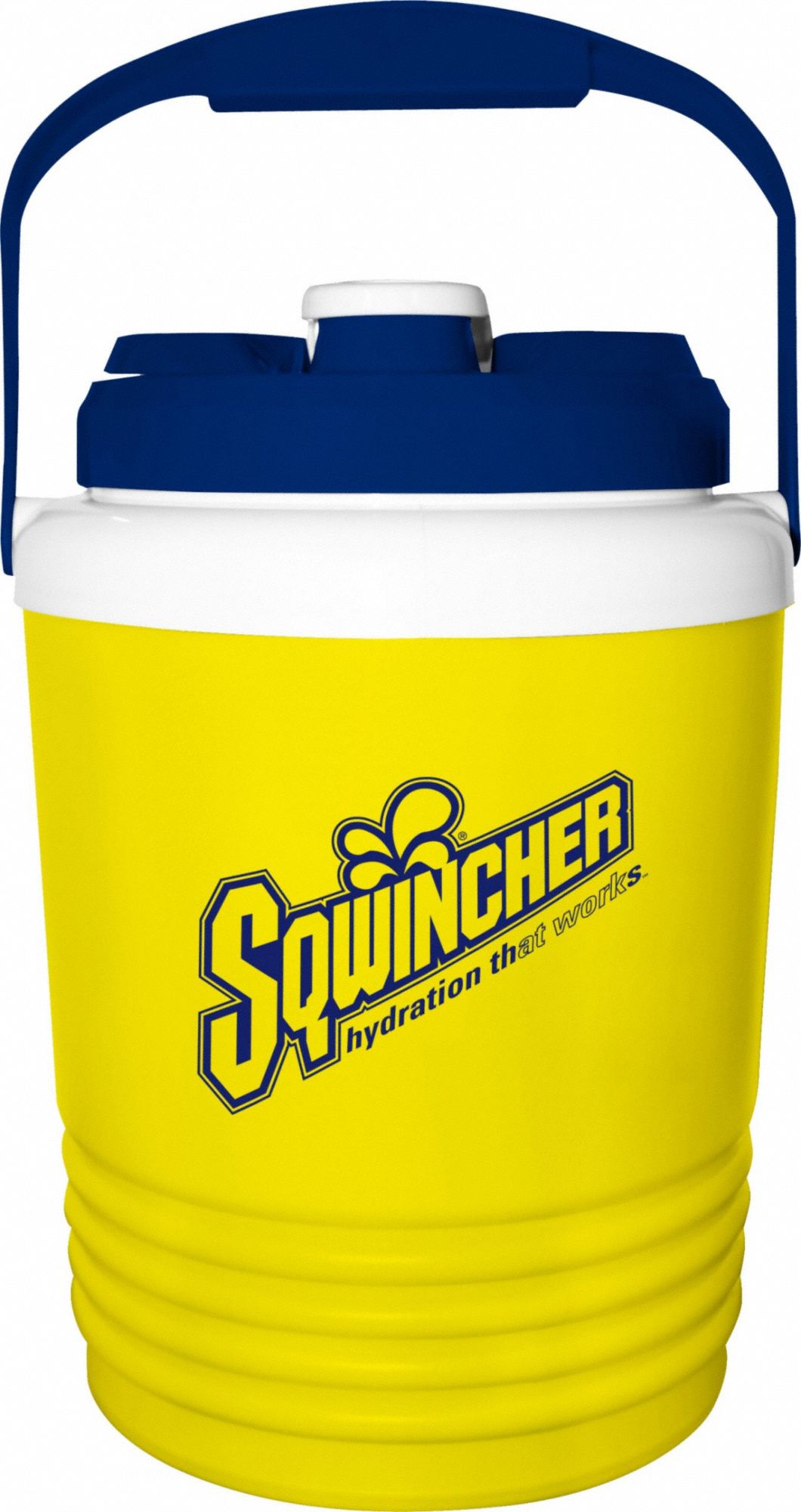 SQWINCHER, 1 gal Capacity, Yellow, Beverage Jug - 48TM35|158400101 ...