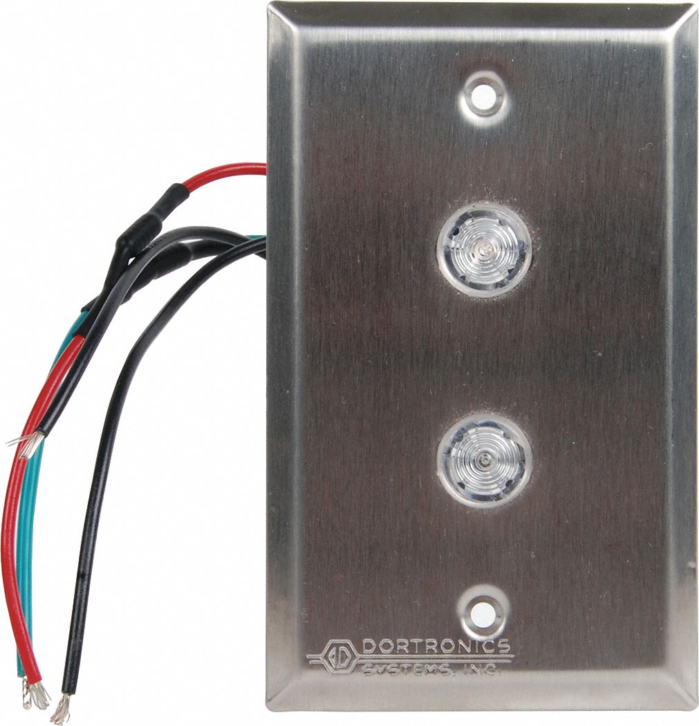 DORTRONICS, Hi-Intensity LED, Door Status Indicator - 400A72|7201xL2-H ...