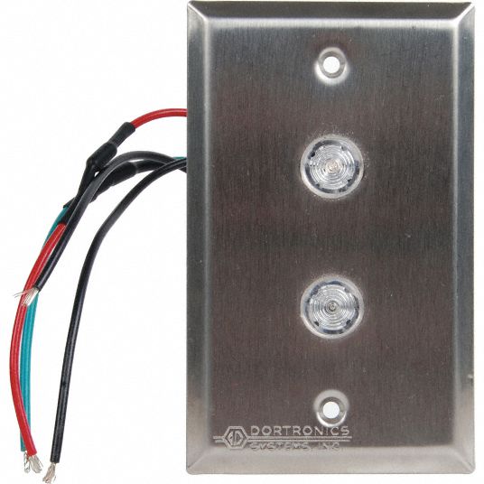 DORTRONICS, Hi-Intensity LED, Door Status Indicator - 400A72|7201xL2-H ...