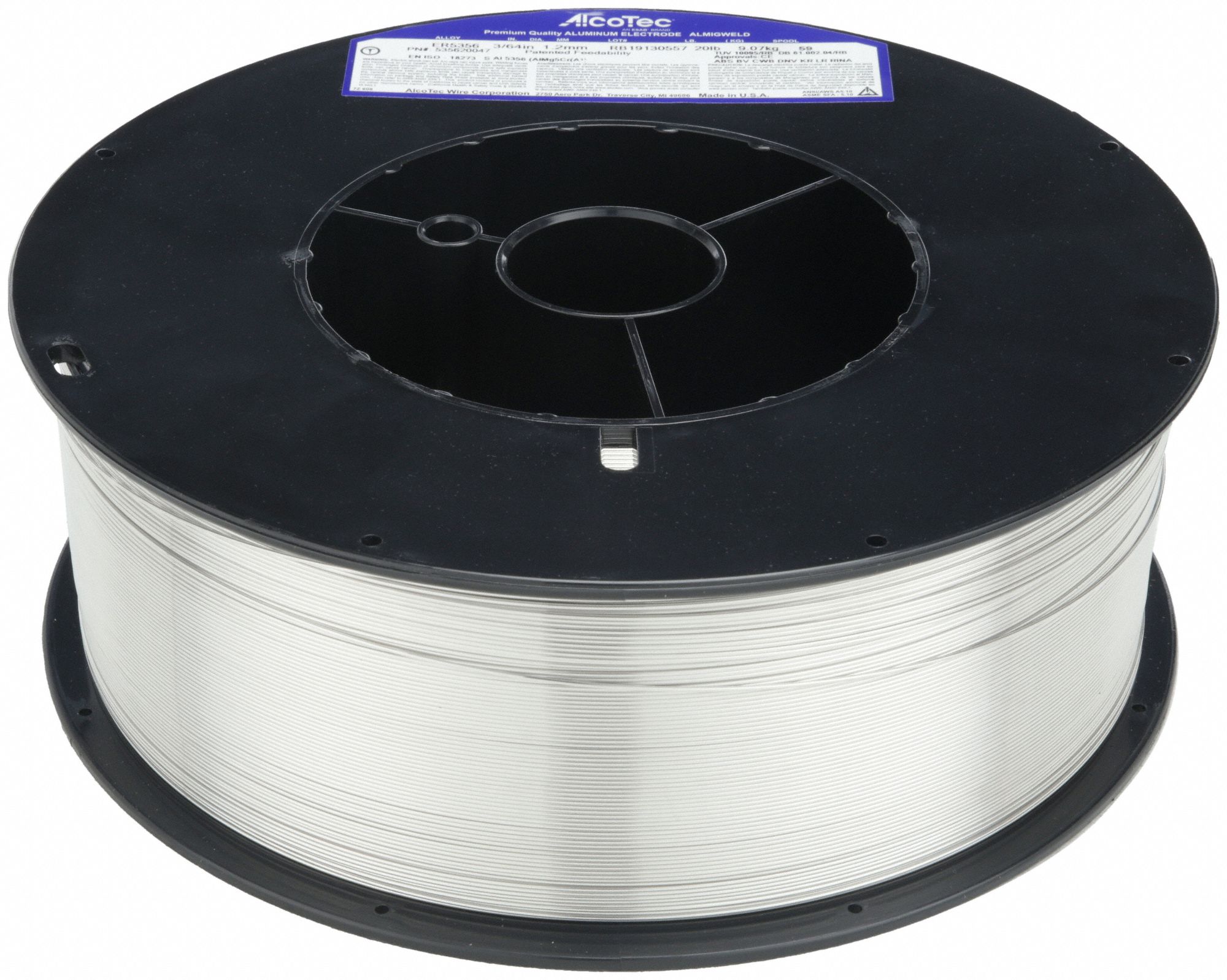 ALCOTEC, Aluminum, ER5356, MIG Welding Wire - 400G71|535620047 - Grainger