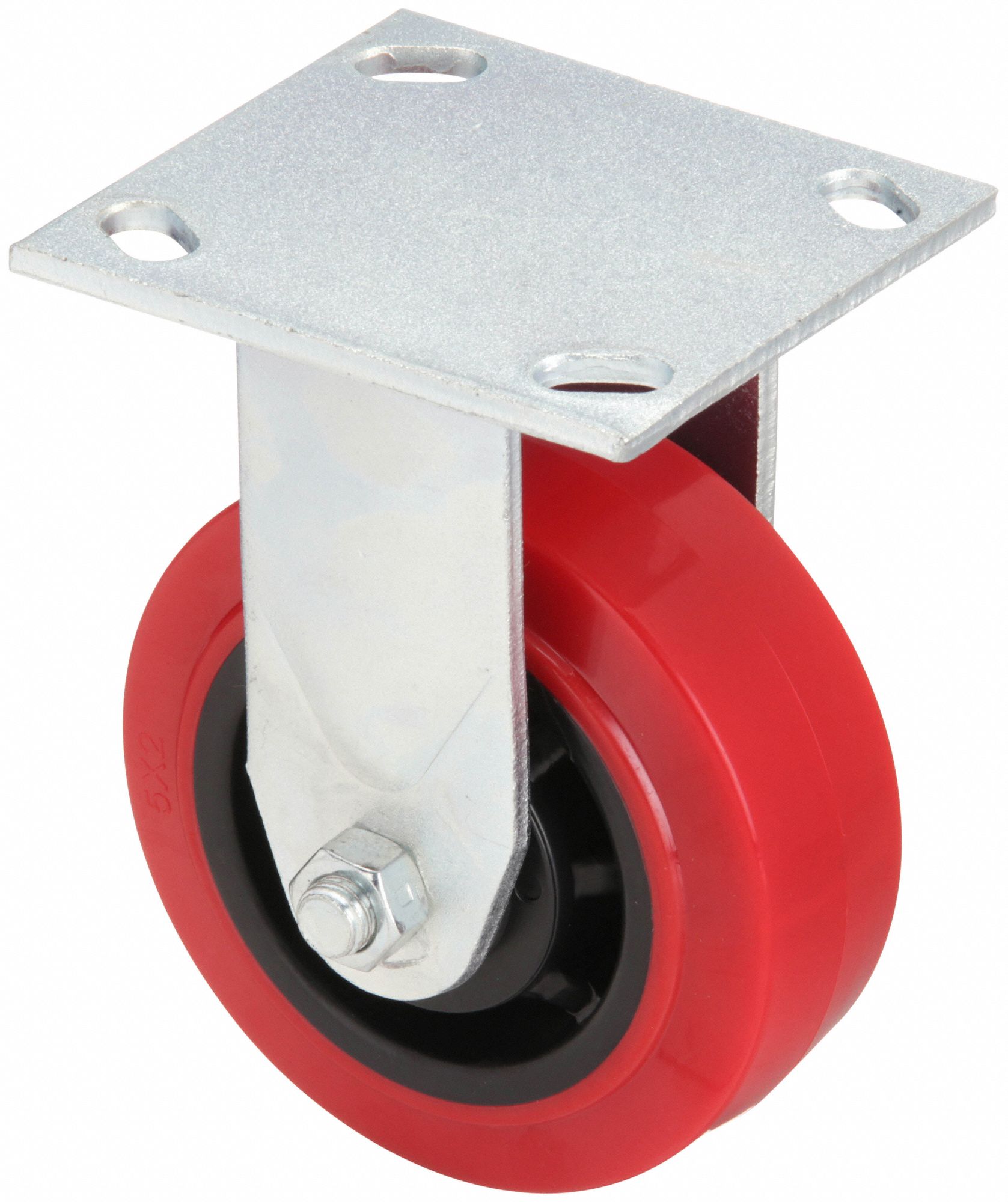 Rigid, No Brake, Plate Caster - 400K55|400K55 - Grainger
