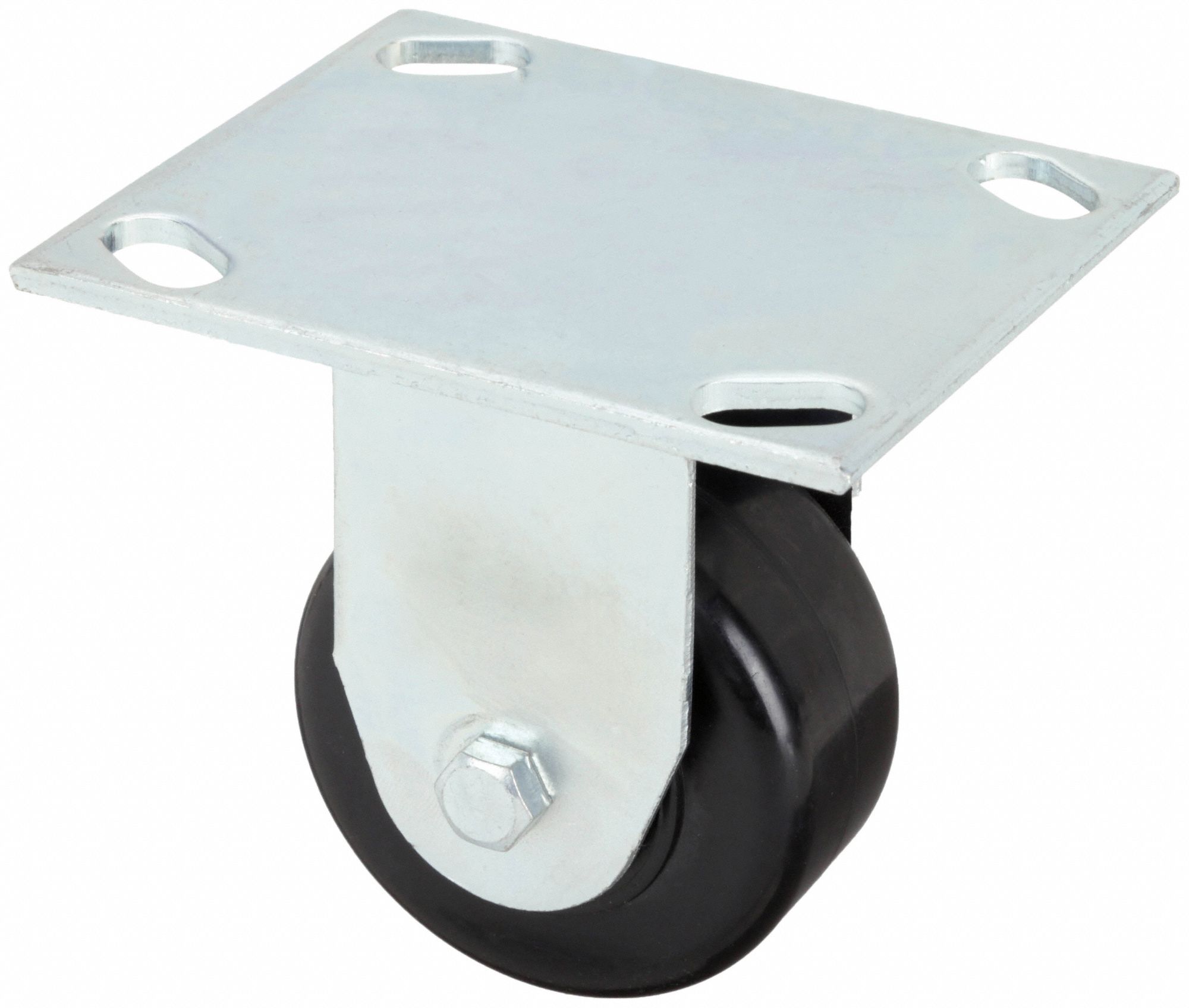 Rigid, No Brake, Plate Caster - 400K76|400K76 - Grainger