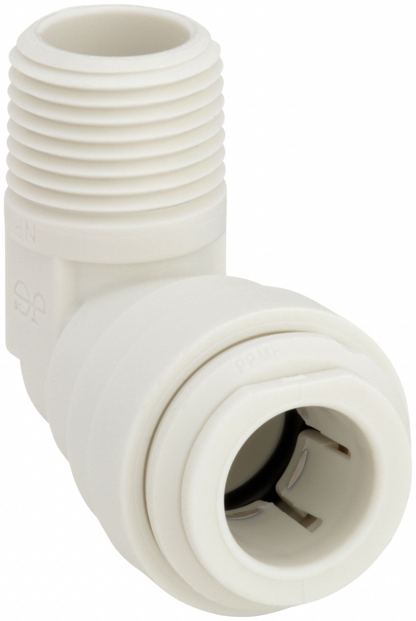 JOHN GUEST, Elbow, 1/2 in OD 3/8 in Pipe Size, Push-Fit Elbow Fitting ...