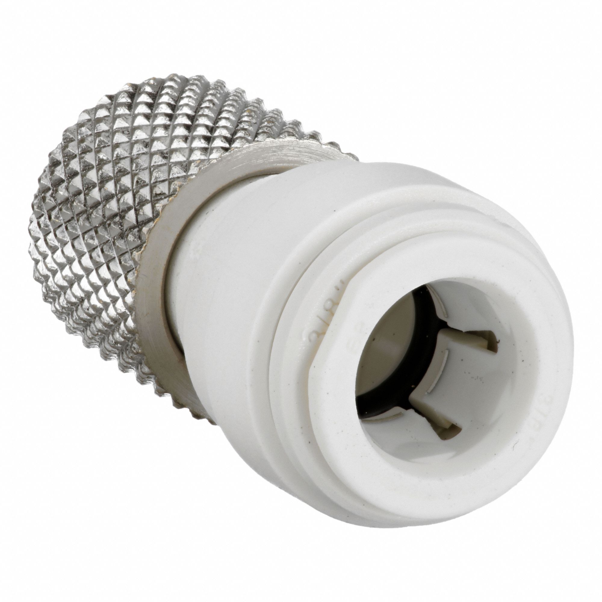 JOHN GUEST, Straight, 3/8 in OD 9/16 in Pipe Size, Push-Fit Adapter ...