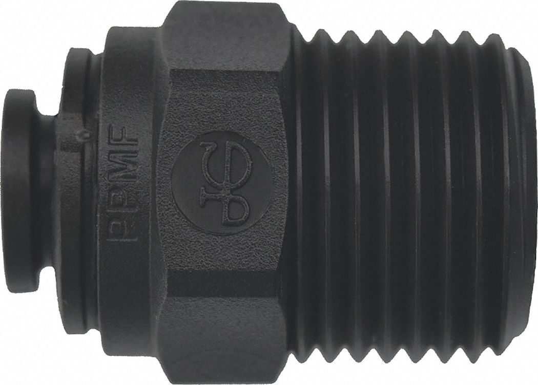 Polypropylene, Push-to-Connect x MNPT, Male Connector - 400L25 ...