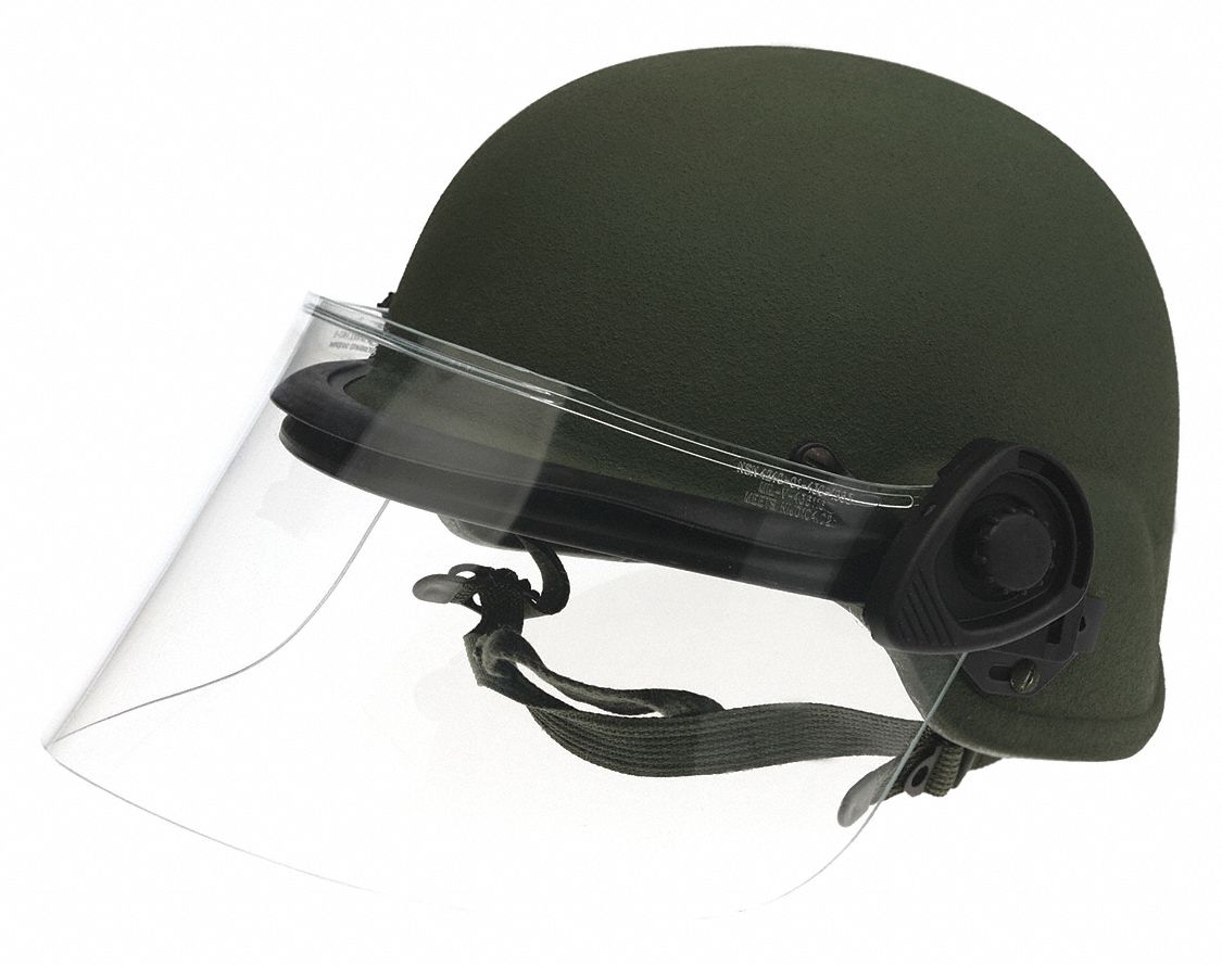 PAULSON, Polycarbonate, 0.15 in Visor Thick, Riot Control Face Shield ...