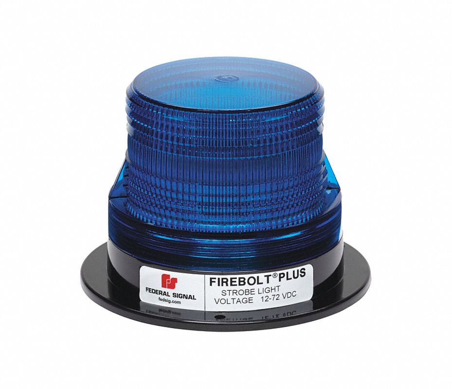 FEDERAL SIGNAL Baliza Luminosa,Azul,Destellante - 401M94 | 220200-03 ...