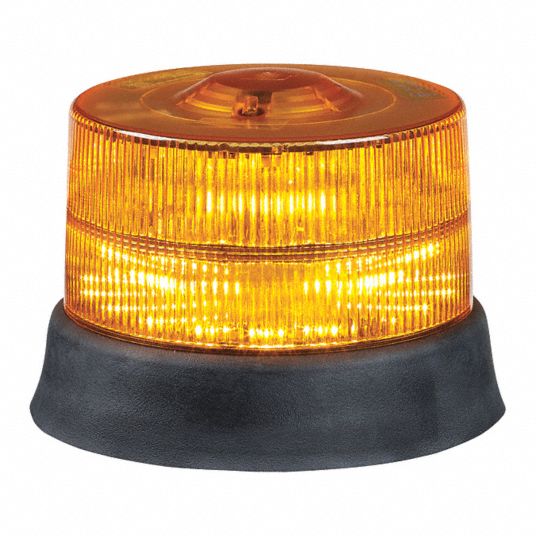 FEDERAL SIGNAL, Flashing Beacon, Amber, Beacon Light - 401N36|LP800-A ...