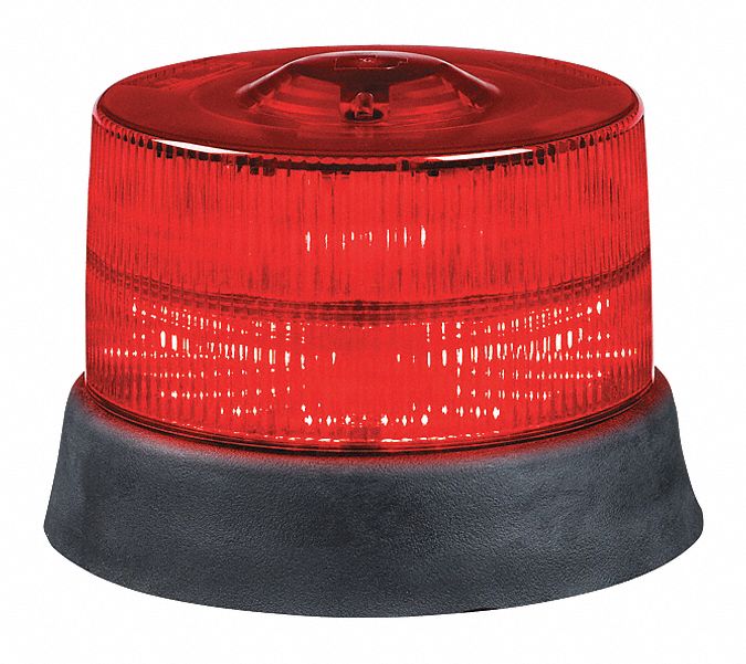 FEDERAL SIGNAL, Flashing Beacon, Red, Beacon Light - 401N41|LP800-R ...