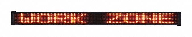 FEDERAL SIGNAL, Indoor/Outdoor, 1 Faces, LED Message Display Sign ...