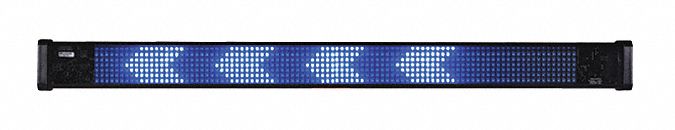 FEDERAL SIGNAL, Indoor/Outdoor, 1 Faces, LED Message Display Sign ...