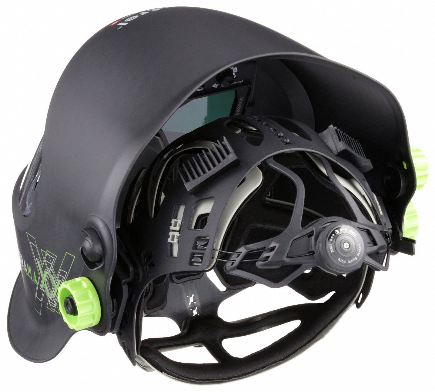 OPTREL Welding Helmet: Auto-Darkening, 5 Arc Sensors, Black, W5 to W12 ...