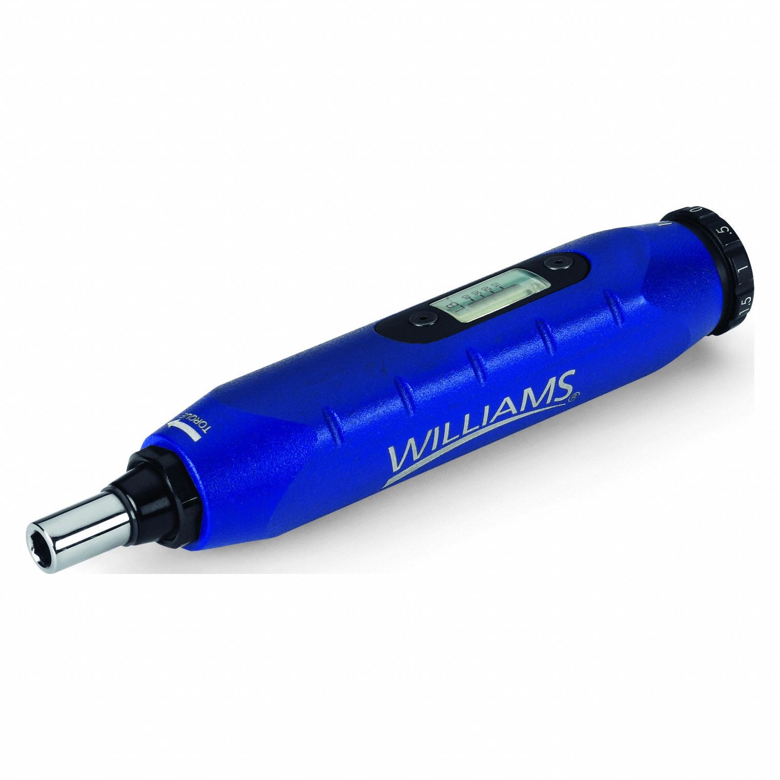WILLIAMS, 1/4 in Tip Size, 5 in-lb Min Torque, Micro Adjustable Torque ...