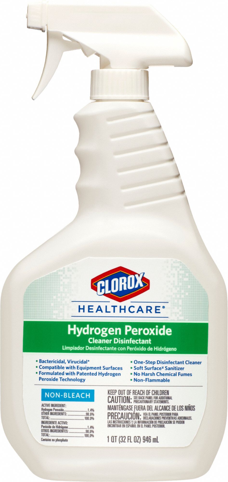 CLOROX, Trigger Spray Bottle, Ready to Use, Disinfectant - 401Z43|30828 ...