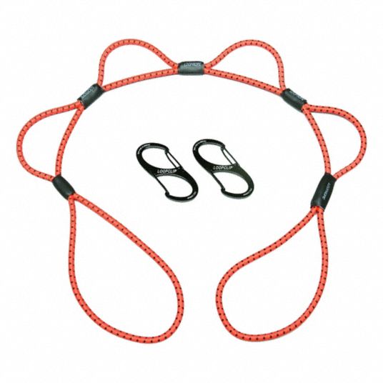Loop, 2 3/4 in Hook Lg, Bungee Cord - 53YH91|4020-01-625-8398 - Grainger