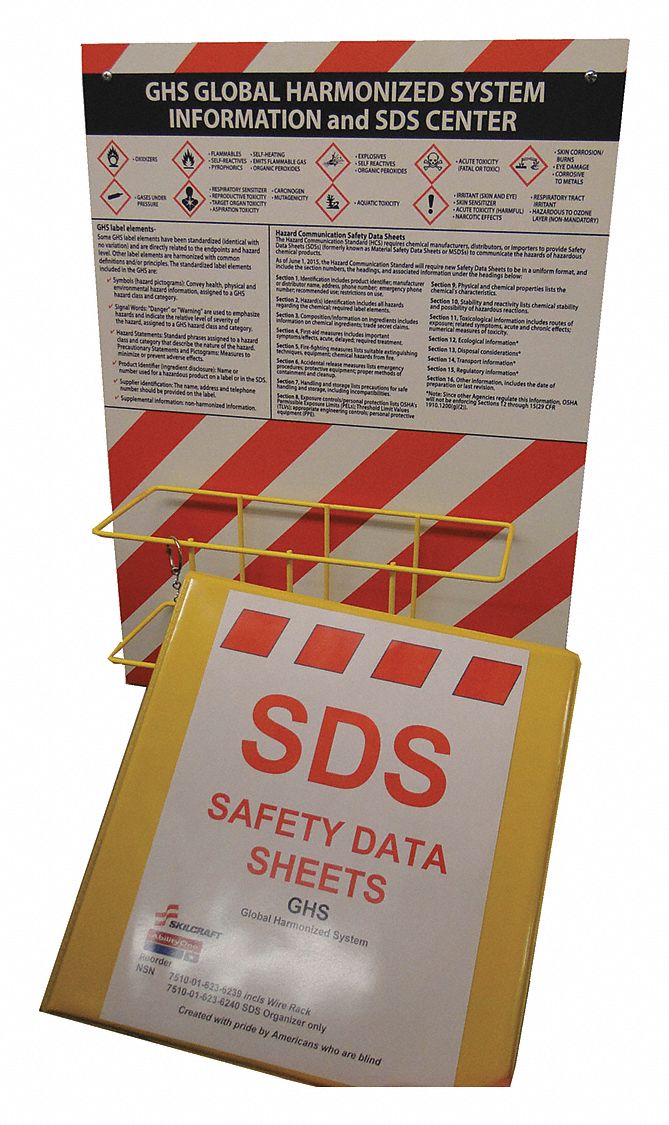 Information and SDS Center, 24 in Overall Ht, Information and SDS ...