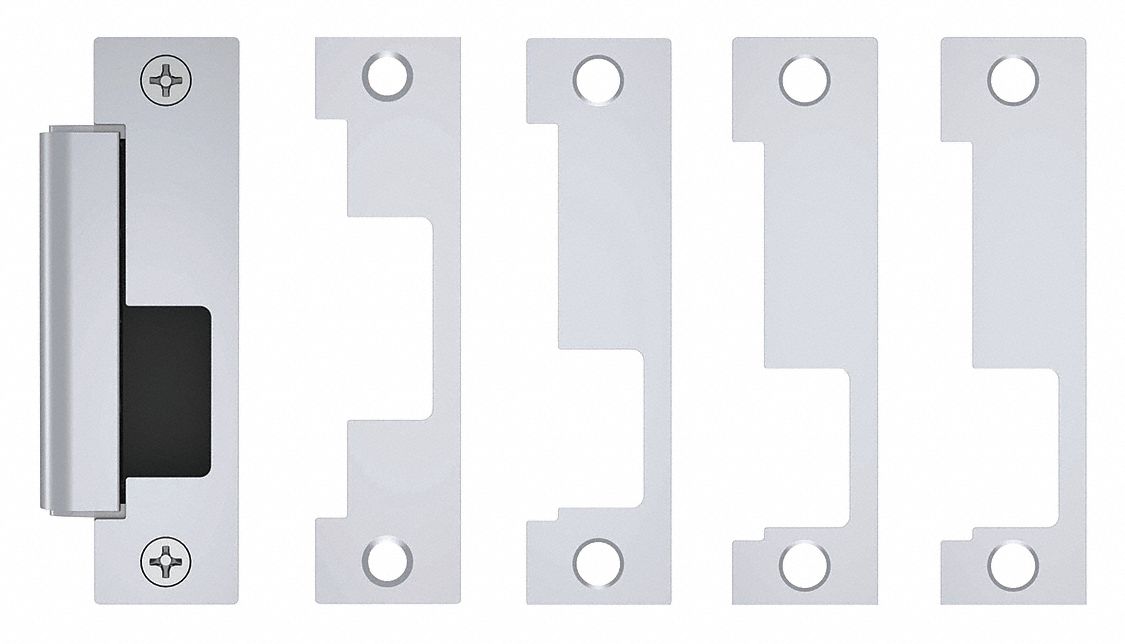 HES, 1 1/4 in Wd, 4 7/8 in Ht, Electric Door Strike - 402F21|1500C-630 ...