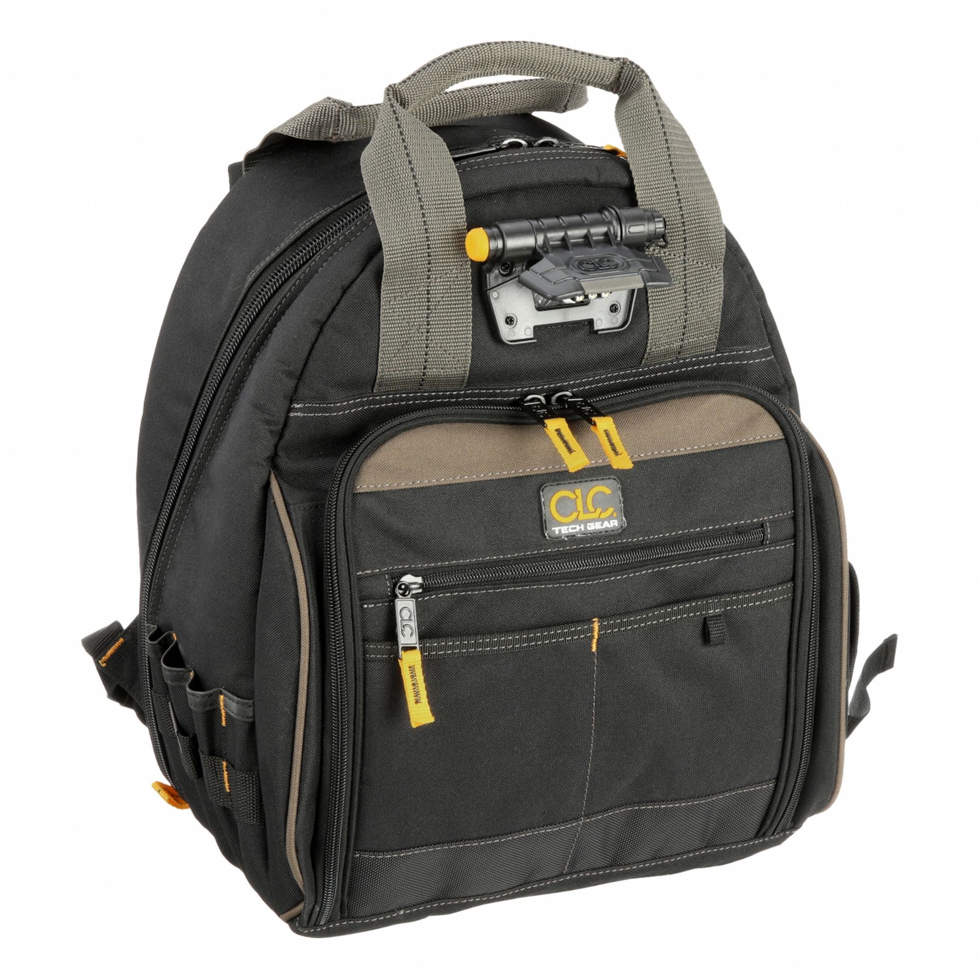 CLC, 13 in W 8 in D 16 in H, Polyester, Tool Backpack - 402M70|L255 ...