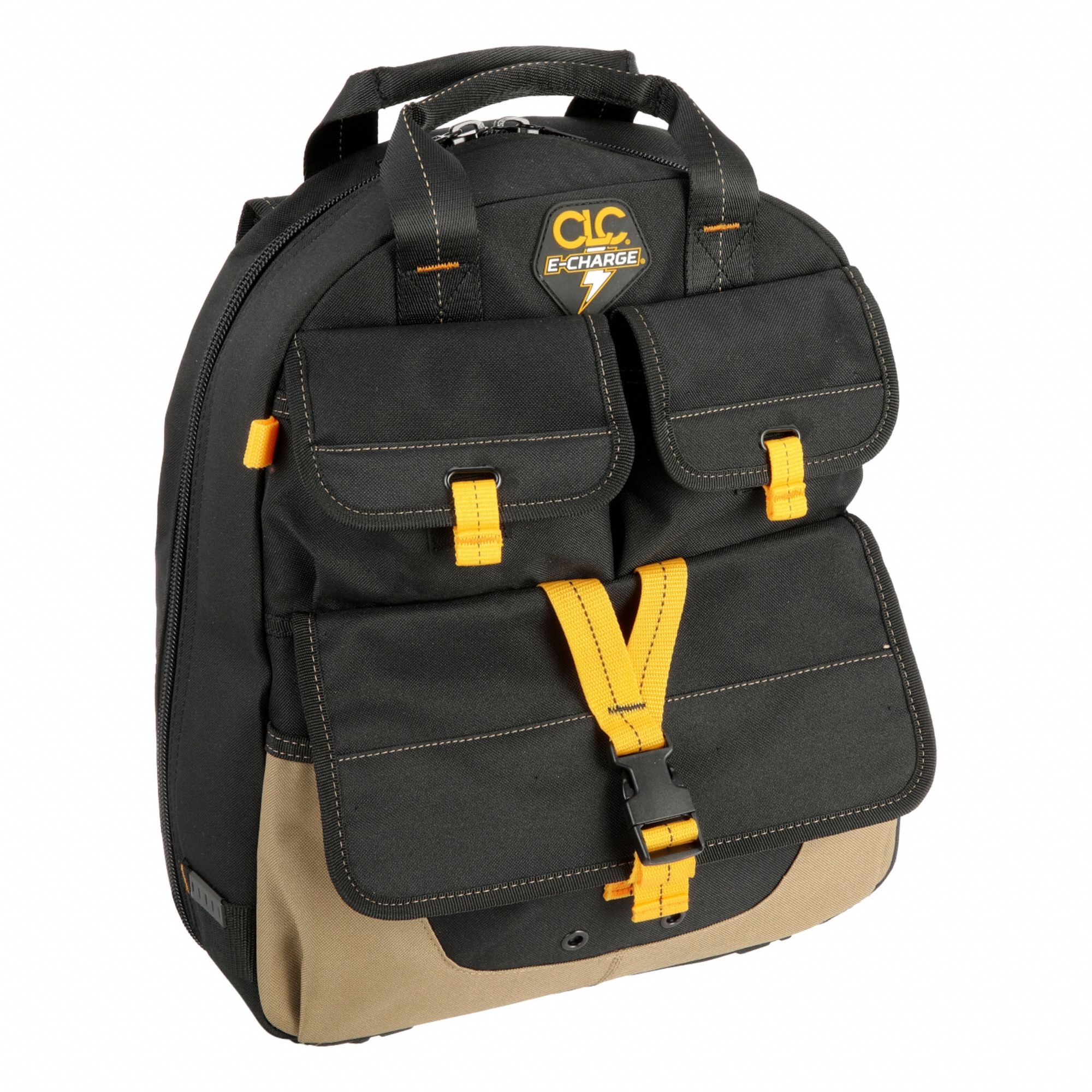 CLC, 14 1/2 in W 6 in D 18 3/4 in H, Polyester, Tool Backpack - 402M76 ...