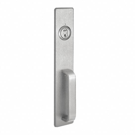 PRECISION, 36 in Max Door Wd, Stainless Steel, Mechanical Exit Device ...