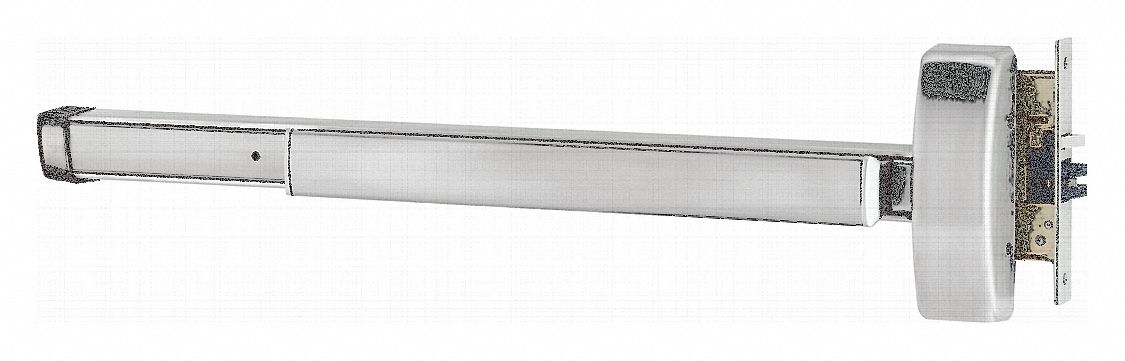 PRECISION, Mortise, 36 in Max Door Wd, Exit Device - 455U98 ...