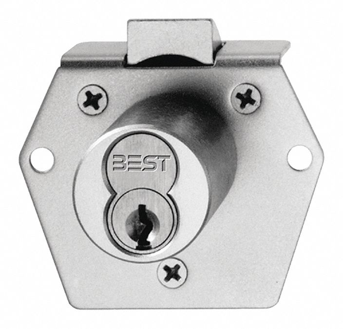 BEST, For 1 in Material Thick, Chrome-Plated, Interchangeable Core ...