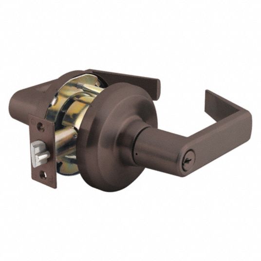 DORMAKABA, Classroom Lever Locksets, Bronze, Door Lockset - 402U05 ...