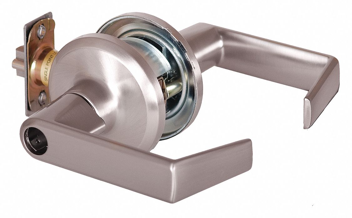 DORMAKABA, Office Lever Locksets, Nickel, Door Lockset - 402V43 ...