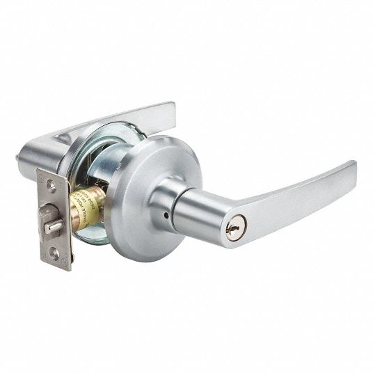 STANLEY, Storeroom Lever Locksets, Chrome, Door Lockset - 402V62 ...