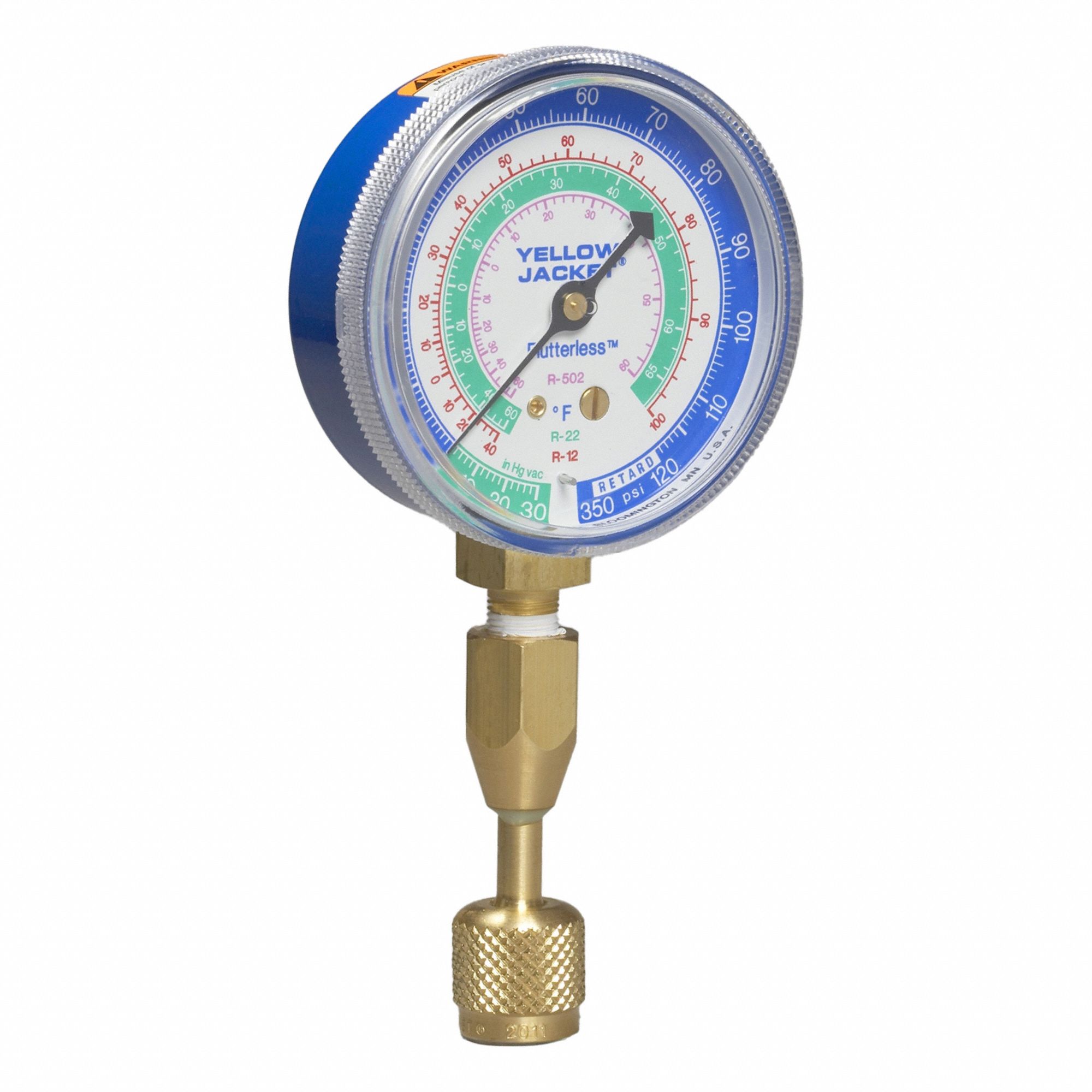 YELLOW JACKET, Test Gauge, 0 psi to 350 psi, Test Gauge - 809JW6|40332 ...