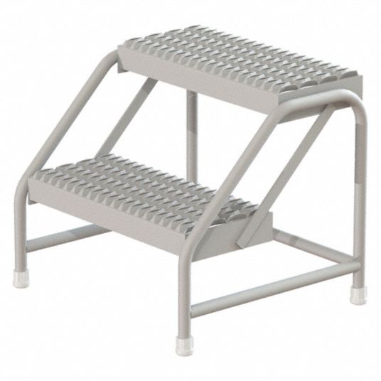 TRI-ARC Steel Step Stand, 20 in Overall Height, 500 lb Load Capacity ...