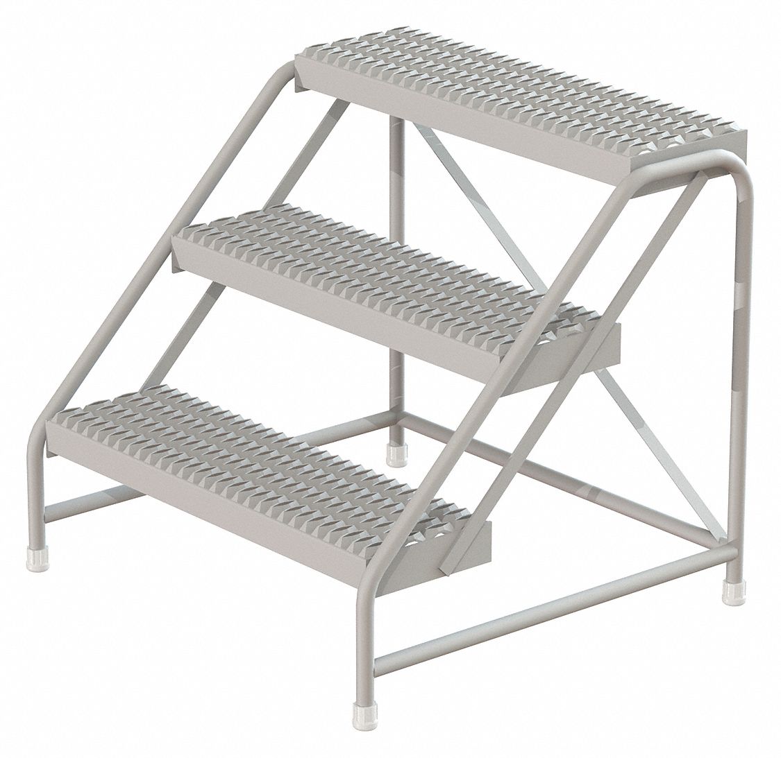 Step Stand,Aluminum,30" Overall H,Gray - Grainger