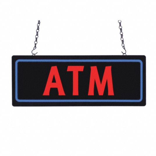 MYSTIGLO, LED Business Sign - 404K62|425-25-ATM - Grainger