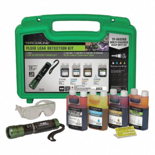 TRACERLINE, Fluorescent Leak Detection Kit - 404L24|TP-8693HD - Grainger