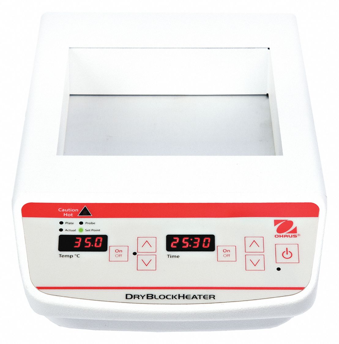 OHAUS, 16 7/8 in Overall Dp, 3 1/2 in Overall Ht, Heat Block - 404P60 ...