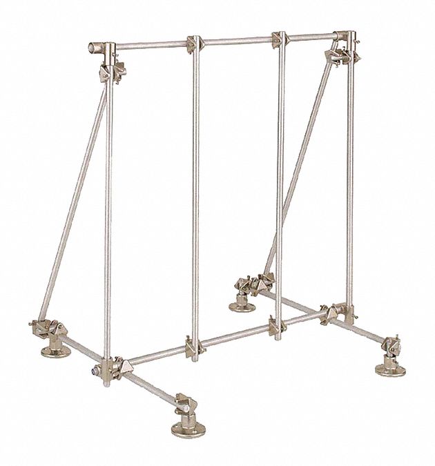 OHAUS Aluminum Lab Frame - 404T02|CLR-FRAMEAS - Grainger