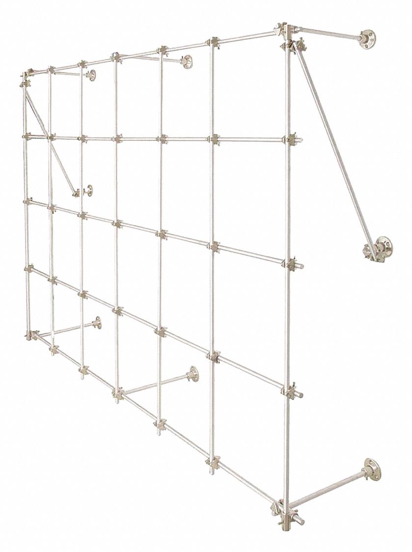 OHAUS Steel Lab Frame: Frame Kit, Lab Frame, Stainless Steel - 404T08 ...