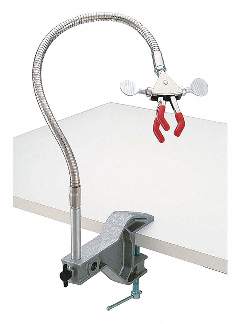 OHAUS, Flex System Clamp, 12 3/8 in Overall Lg, Column Clamp - 404T92 ...