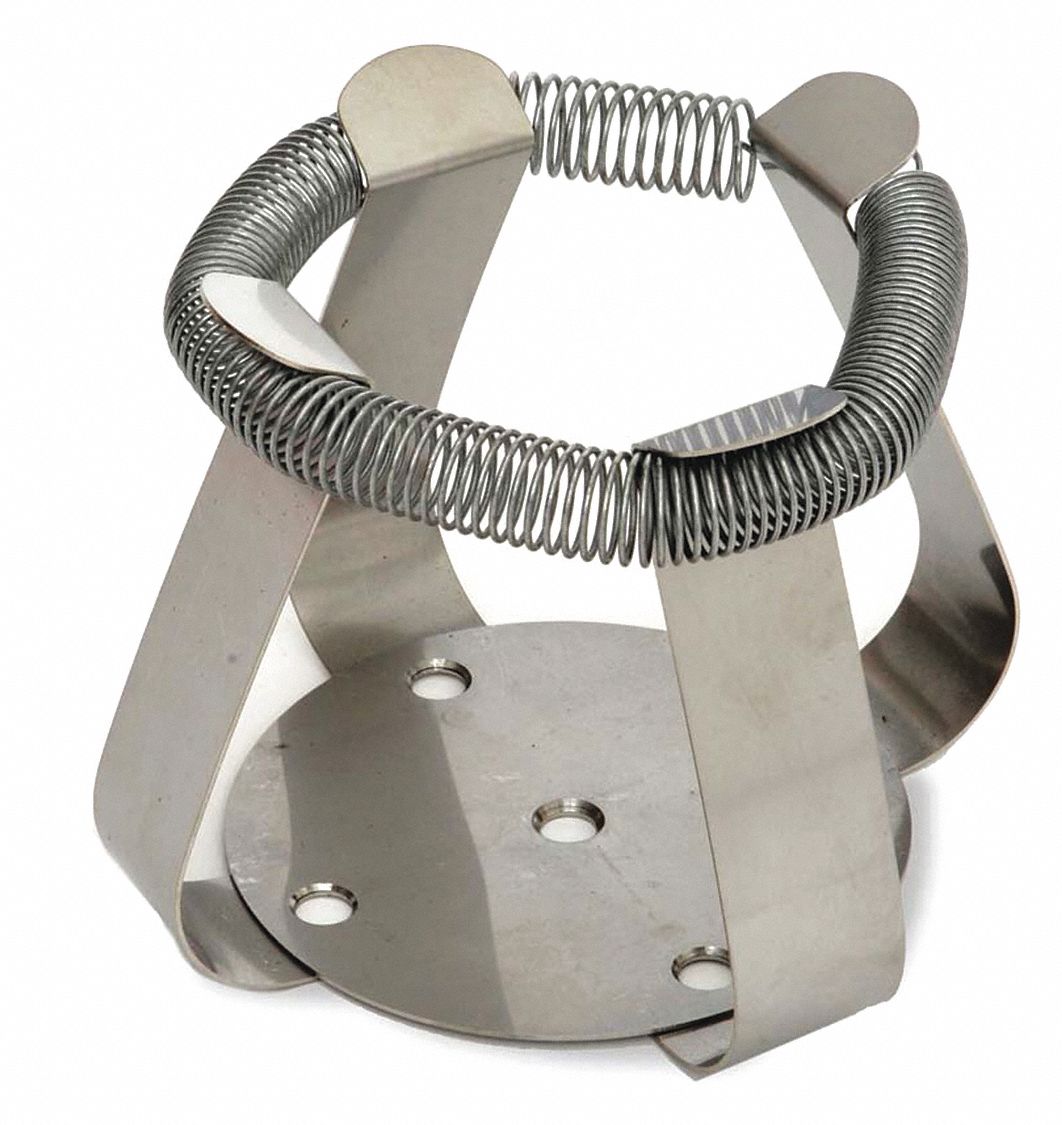 OHAUS, Flask Clamp, Stainless Steel, Erlenmeyer Flask Clamp - 404U67 ...