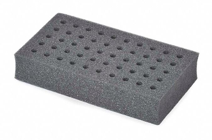 Foam, Silver, Tube Rack - 404W17|30400238 - Grainger