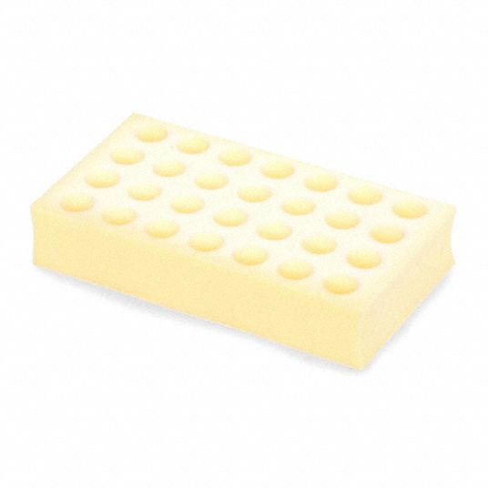Foam, White, Tube Rack - 404W22|30400243 - Grainger