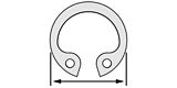External Retaining Rings - External Snap Rings - Grainger Industrial Supply