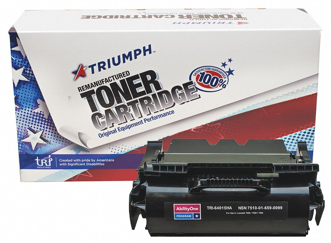 ABILITY ONE, Compatible with T640/T642/T644, Black, Toner Cartridge ...