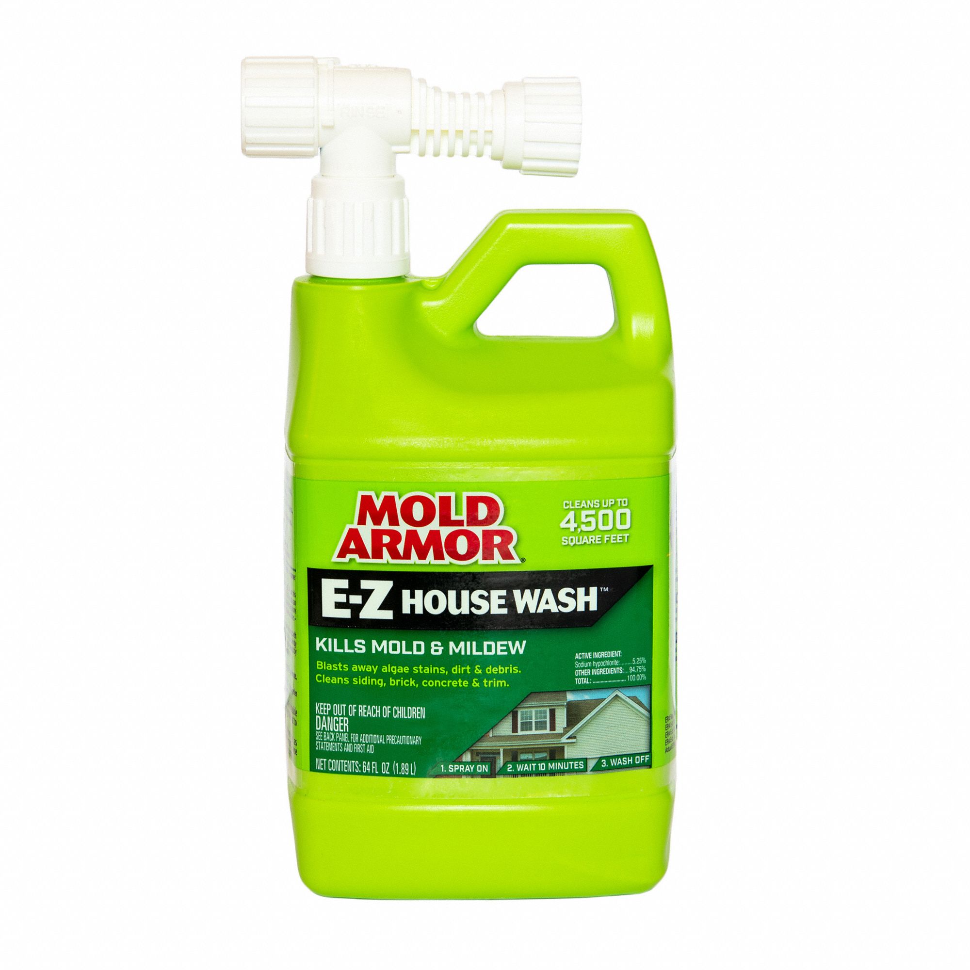 MOLD ARMOR, Hose End Connection Bottle, 64 oz Container Size, House ...