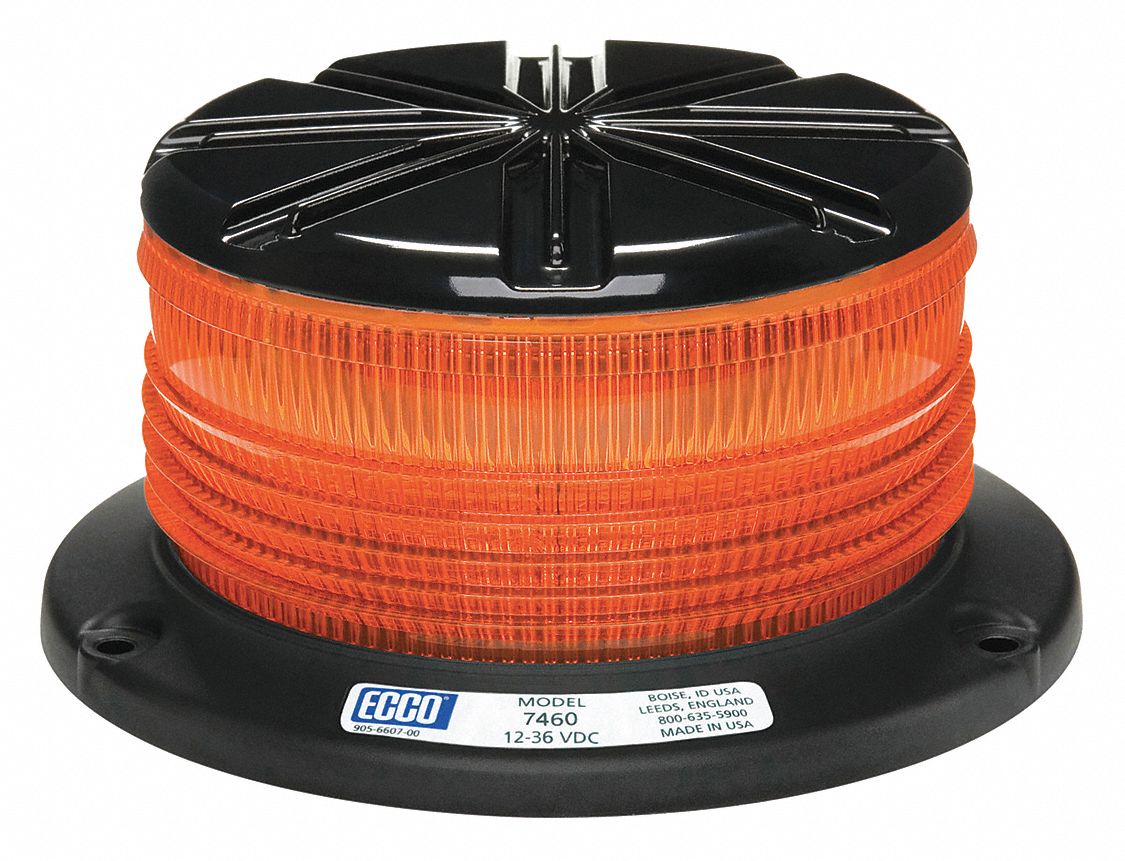 ECCO, Flashing Beacon, Amber, Beacon Light - 406A80|7460A - Grainger