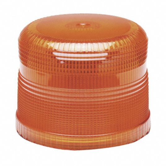 ECCO, Round, Beacon Light, Replacement Lens - 406D09|R6050LA - Grainger