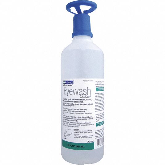 A-MED, 32 oz Size, Single Use Eyewash Bottle - 406D27|5020-0300 - Grainger