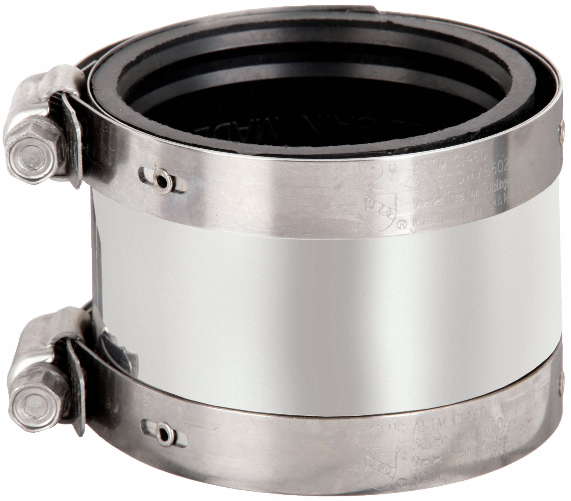 Neoprene, For 1 1/2 in_2 in Pipe, Non-Shear Coupling - 406F38|DX3000 ...