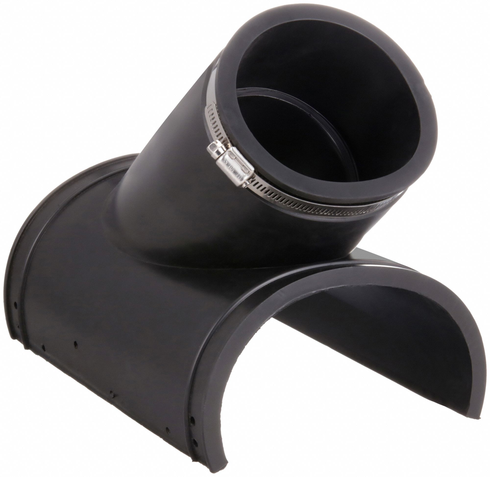 PVC, For 4 in Pipe, Flexible Tap Saddle Wye - 406F48|DXWS-4 - Grainger